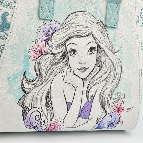 Loungefly | Bags | Loungefly Disney The Little Mermaid Blue Watercolor ...